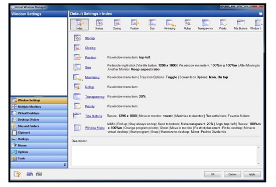 Actual Window Manager letöltés - SzoftHub.hu