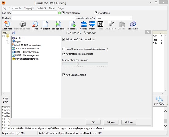 Burn4Free: Adatlemezek összeállítása és archiválása - SzoftHub.hu
