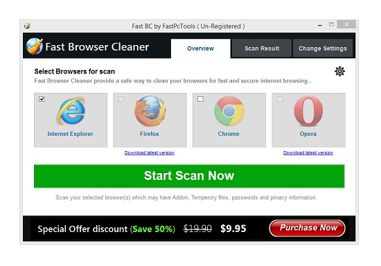 Fast Browser Cleaner Letöltés - SzoftHub.hu
